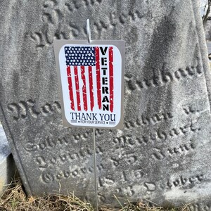 Handmade Patriotic Garden Marker – Memorial Sign, Veteran Tribute - Etsy