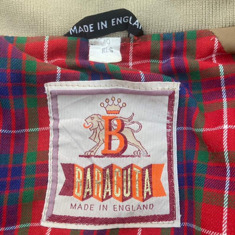 Vintage Baracuta Harrington Jacket - Etsy