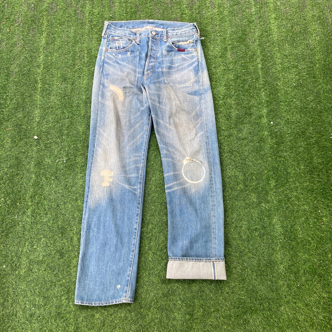 Vintage Levis LVC 501 Big E Selvedge Jeans - Etsy