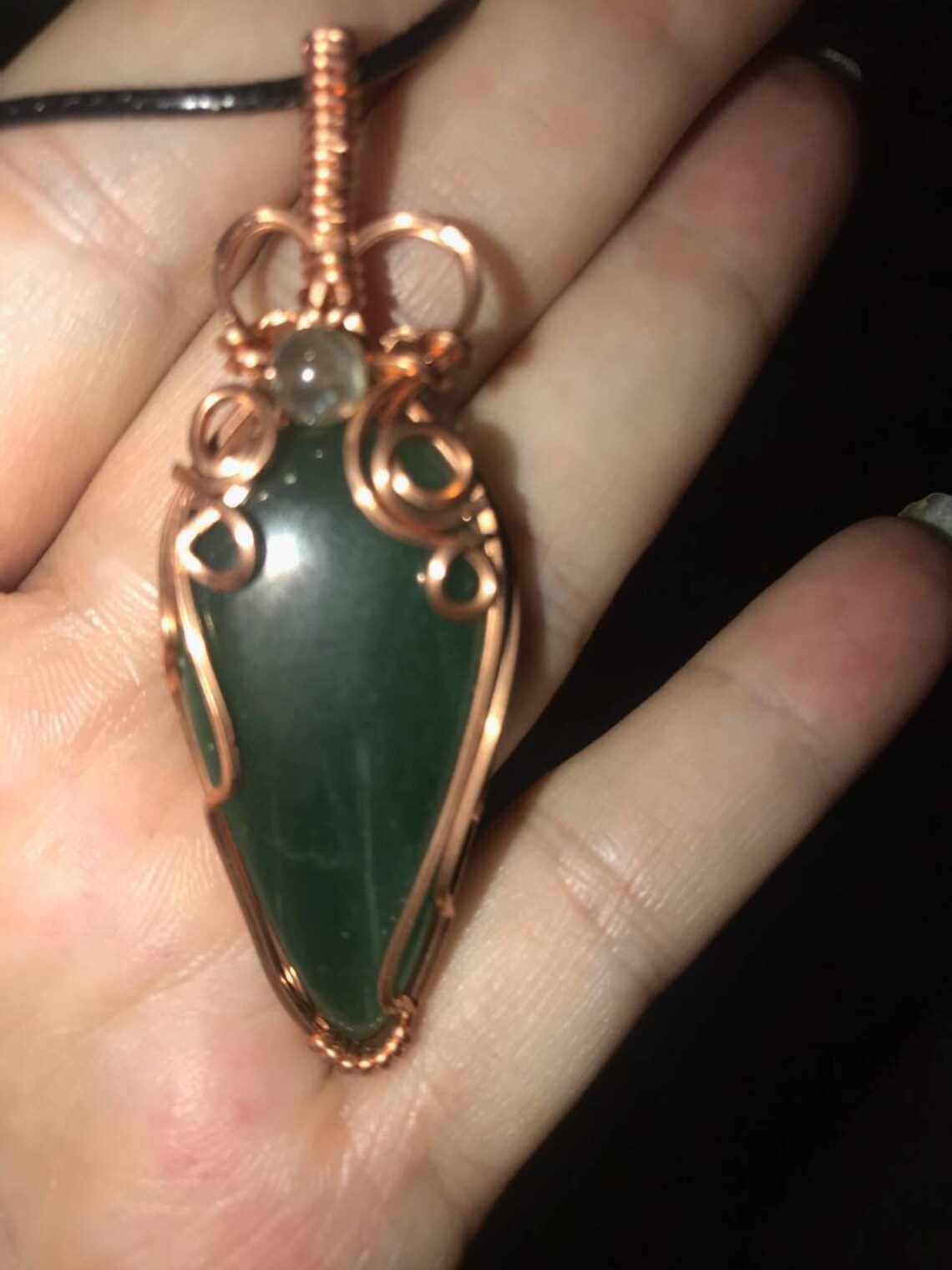 Beautiful Jade Necklace. Handmade Jade Pendant. Jade Jewelry. - Etsy