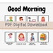 Morning Routine Chart, Bedtime Routine, Visual Schedule, Printable ...