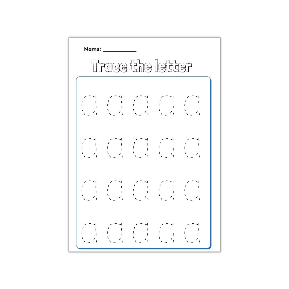 26 Printable Alphabet Lower Case | Letters Tracing Worksheets for ...