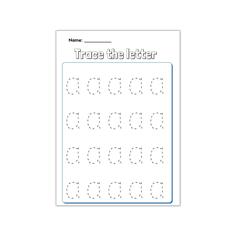 26 Printable Alphabet Lower Case | Letters Tracing Worksheets for ...