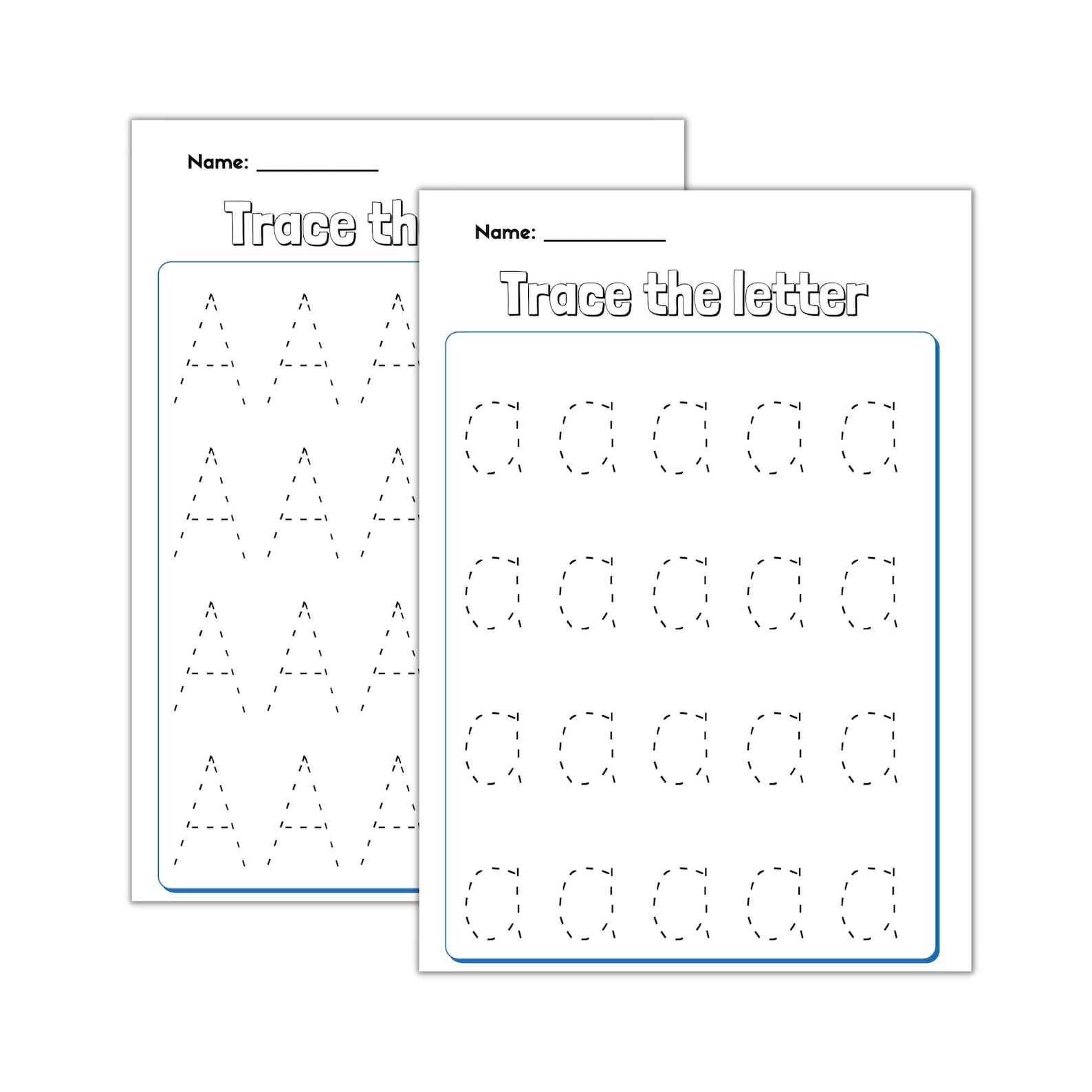 Printable Trace Letters A-z,alphabet Tracing,letter Tracing,printable ...