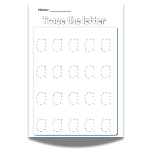 26 Printable Alphabet Lower Case | Letters Tracing Worksheets for ...