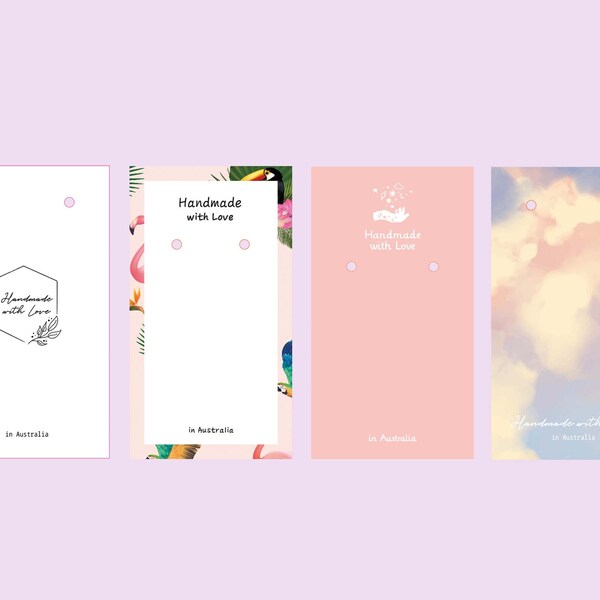 Custom Earring Cards - Etsy