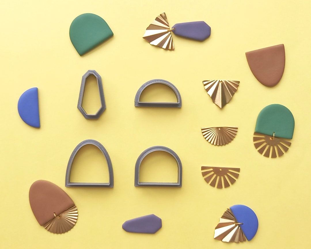 Polymer Clay Cutter Set With Charms | Clay Tools | Customized Clay ...