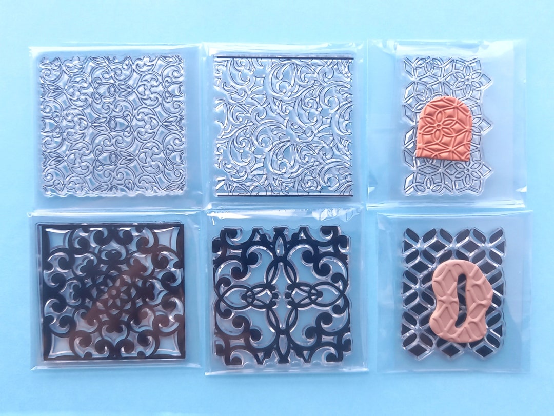 Tile Texture Silicone Texture Mats for Polymer Clay | Clay Making Easy ...