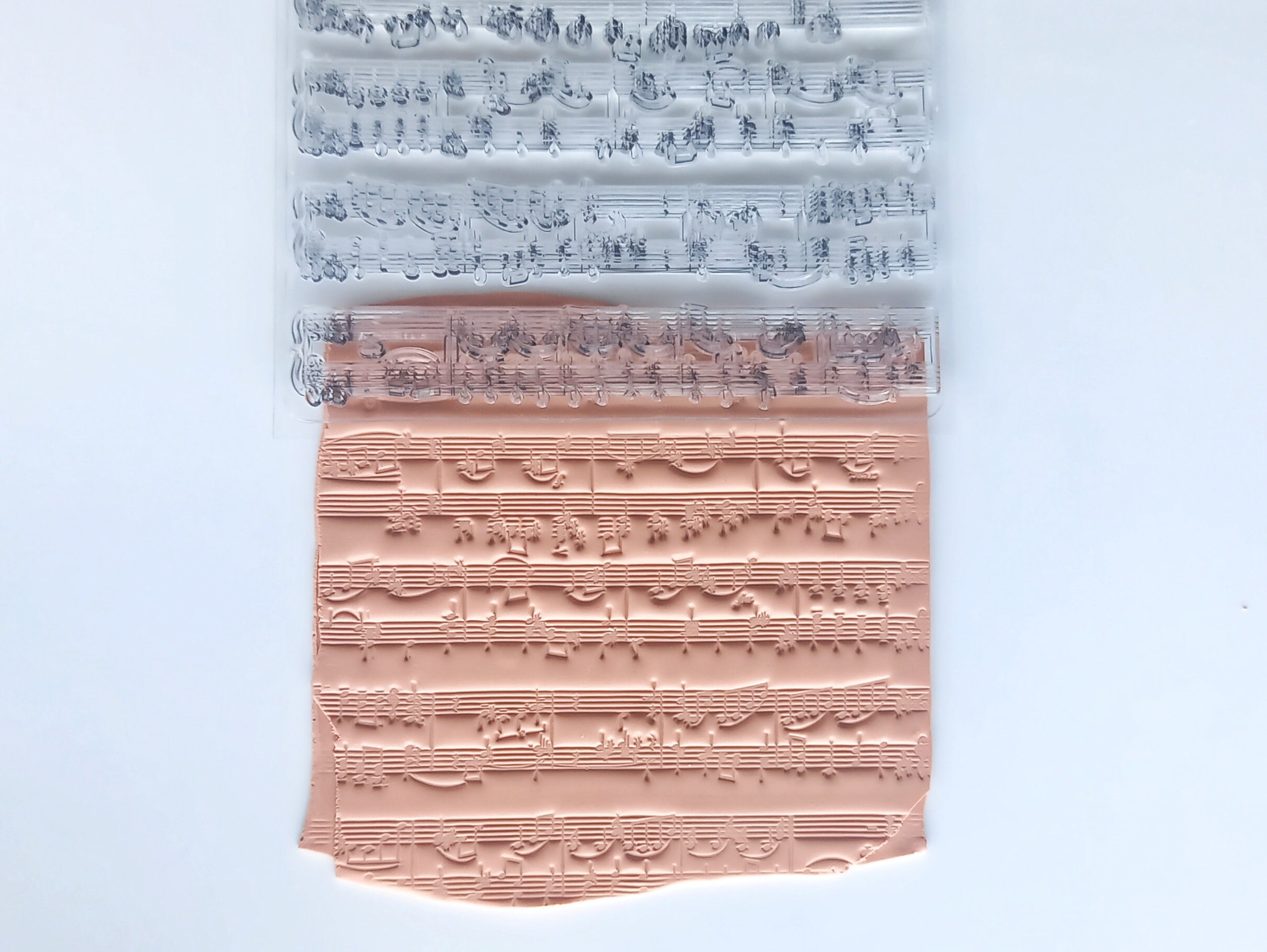 Music Sheet Texture Silicone Texture Mats for Polymer Clay - Etsy Australia