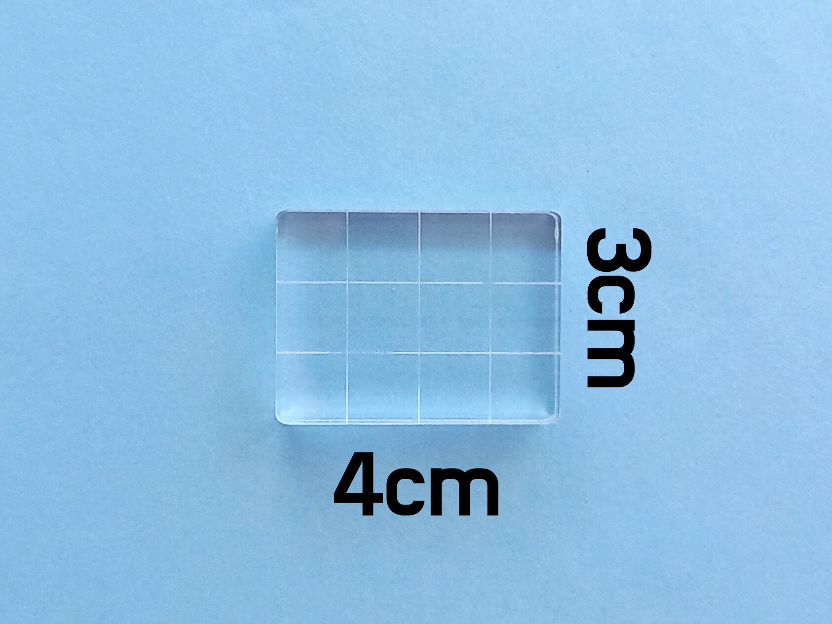 Clear Acrylic Block for Silicone Texture Stamps for Polymer - Etsy