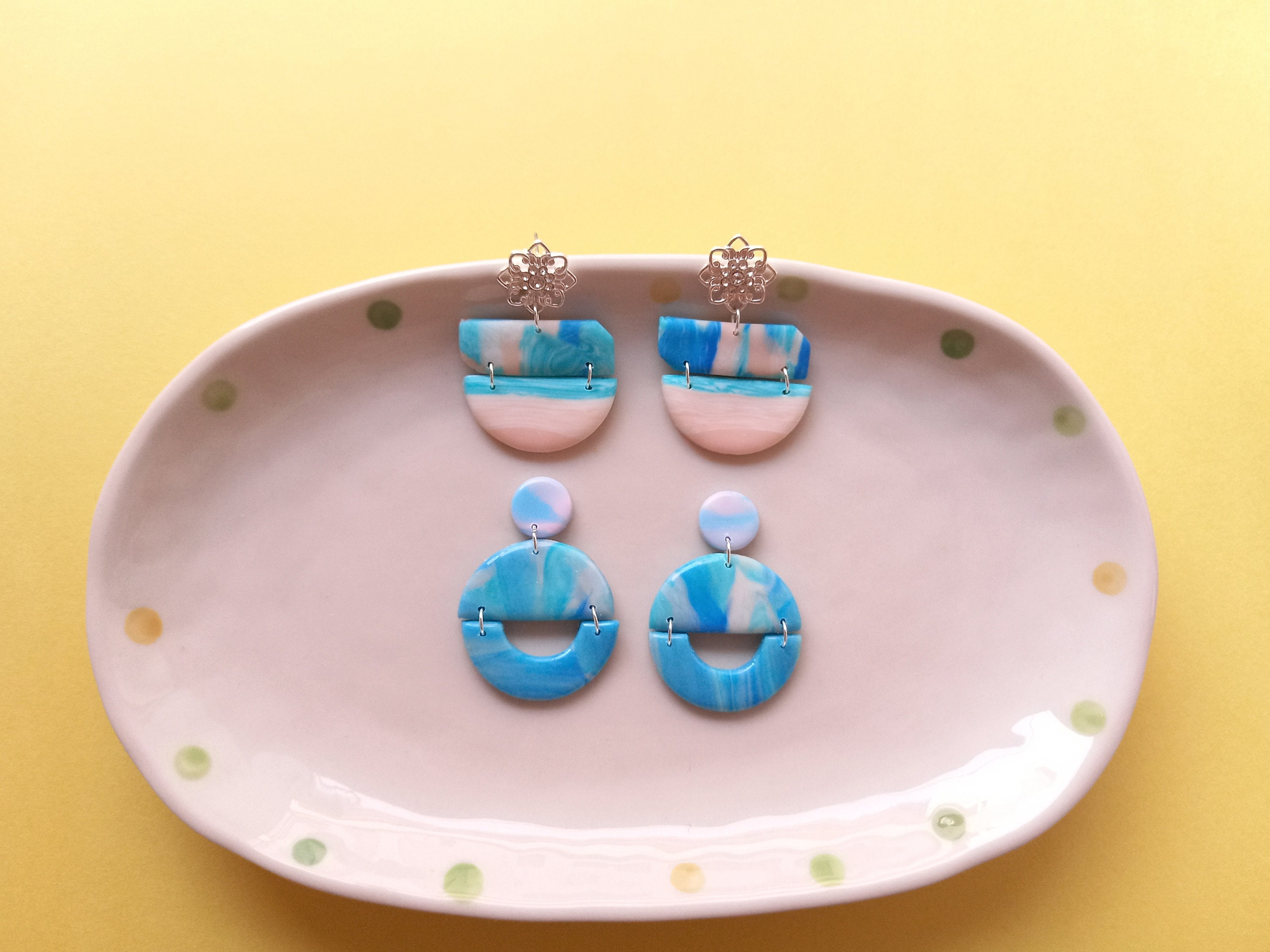 Set D 7 Pcs Polymer Clay Cutter Set Unique Clay Cutters | Etsy