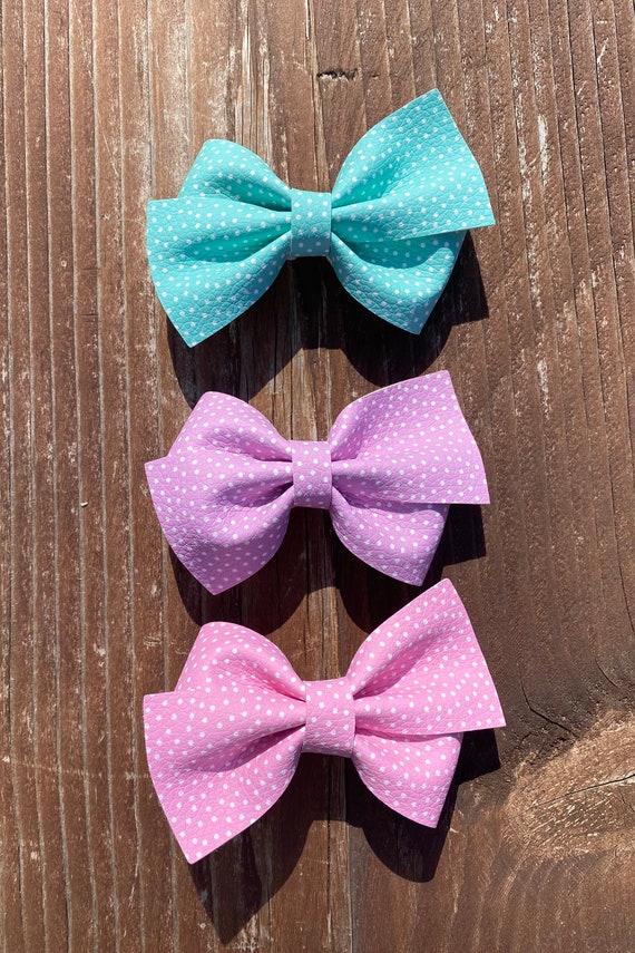 Spring Hair Bows Baby Gift Baby Girl Bows Easter Bows | Etsy