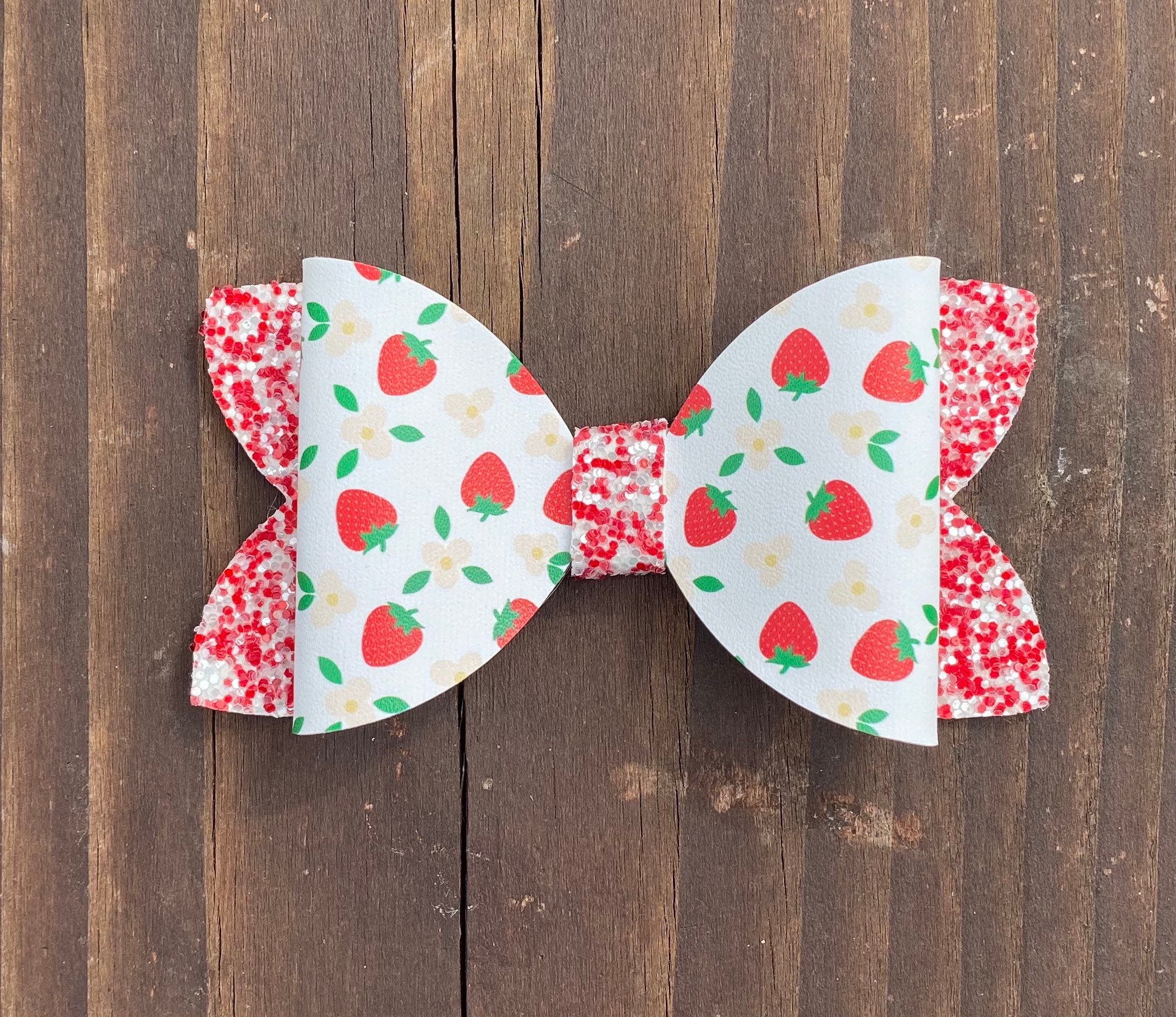 Fruit Bows Strawberry Hair Bow Summer Hair Bows Toddler - Etsy UK