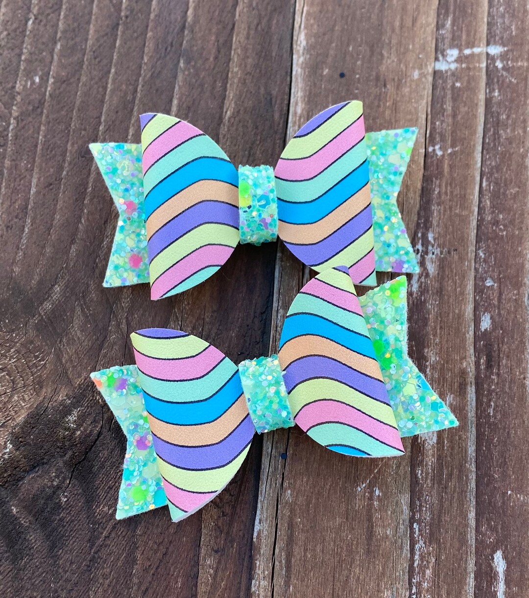 Micro Bows, Tiny Bows, Toddler Hair Bows, Girls Hair Bows, Faux Leather ...