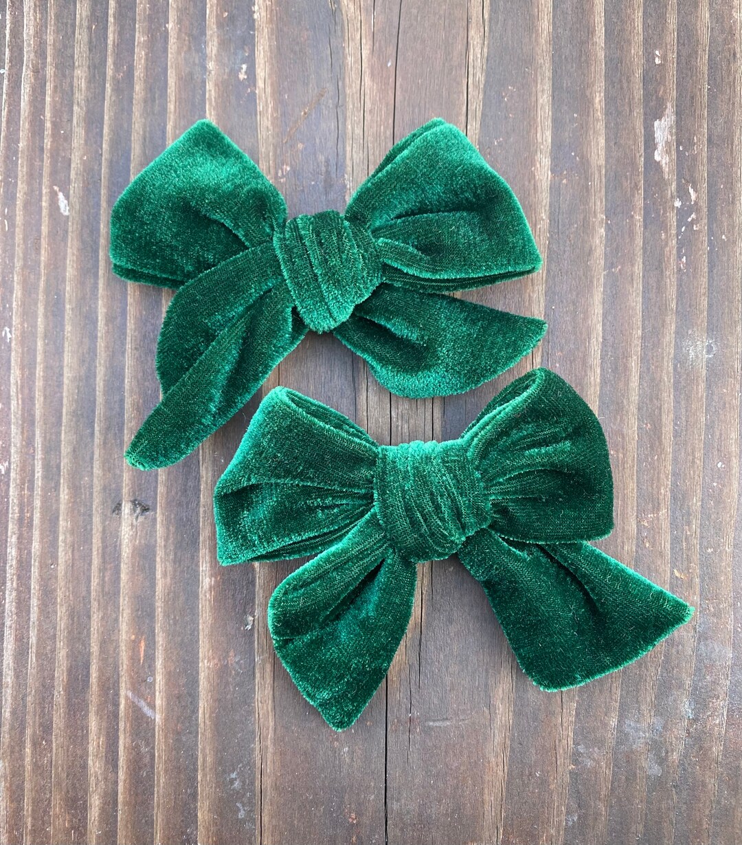 Velvet Piggies, Velvet Pig Tail Set, Velvet Bows, Girls Hair Bows ...