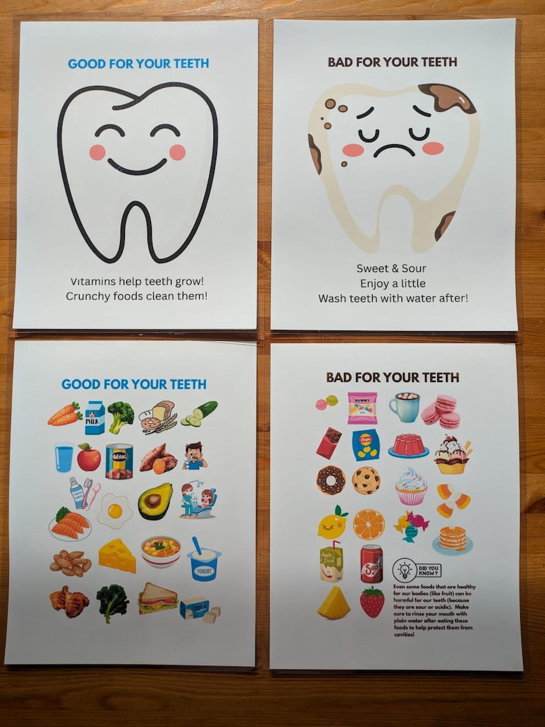 Healthy Vs Unhealthy Teeth - A Dental Hygienist's Learning Activity for ...
