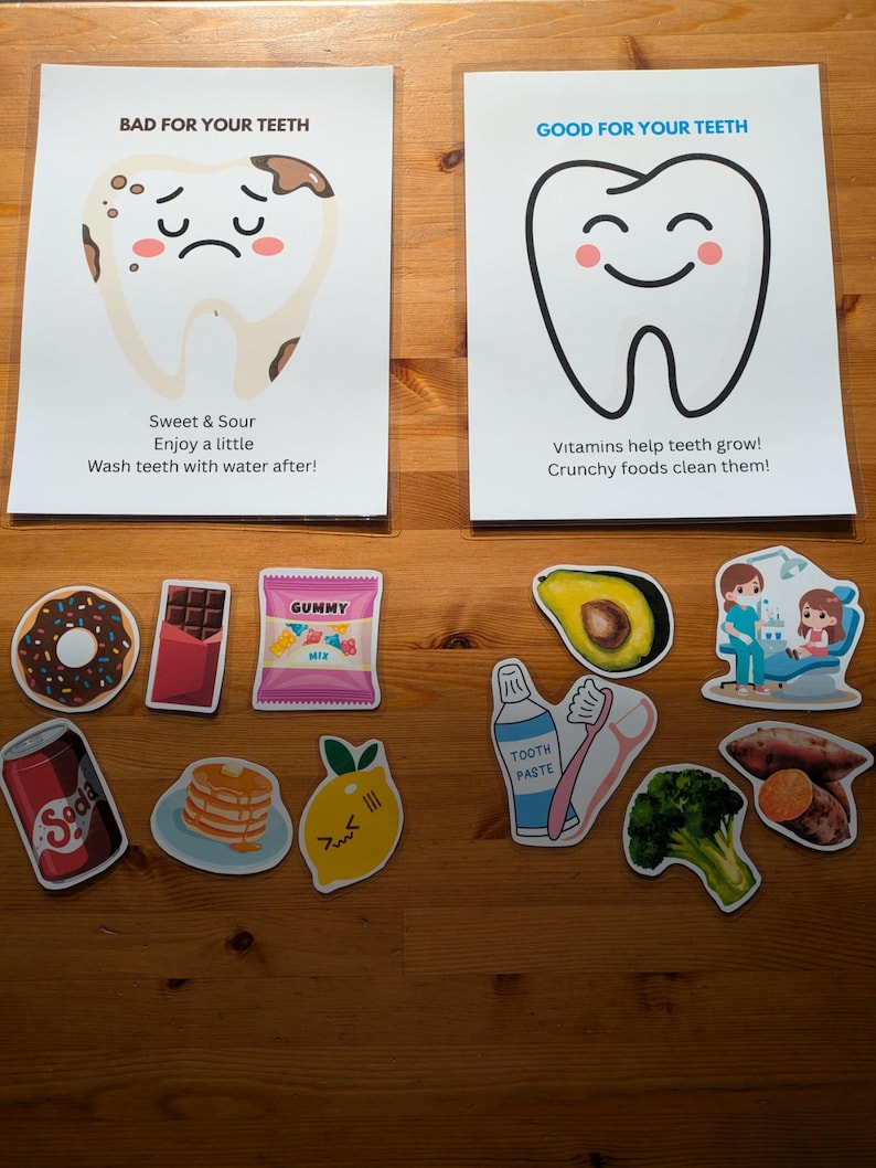 Healthy Vs Unhealthy Teeth - A Dental Hygienist's Learning Activity for ...