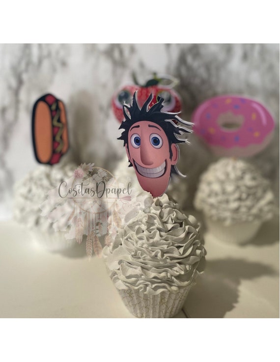 Cloudy With a Chance of Meatballs Cupcake Toppers | Etsy