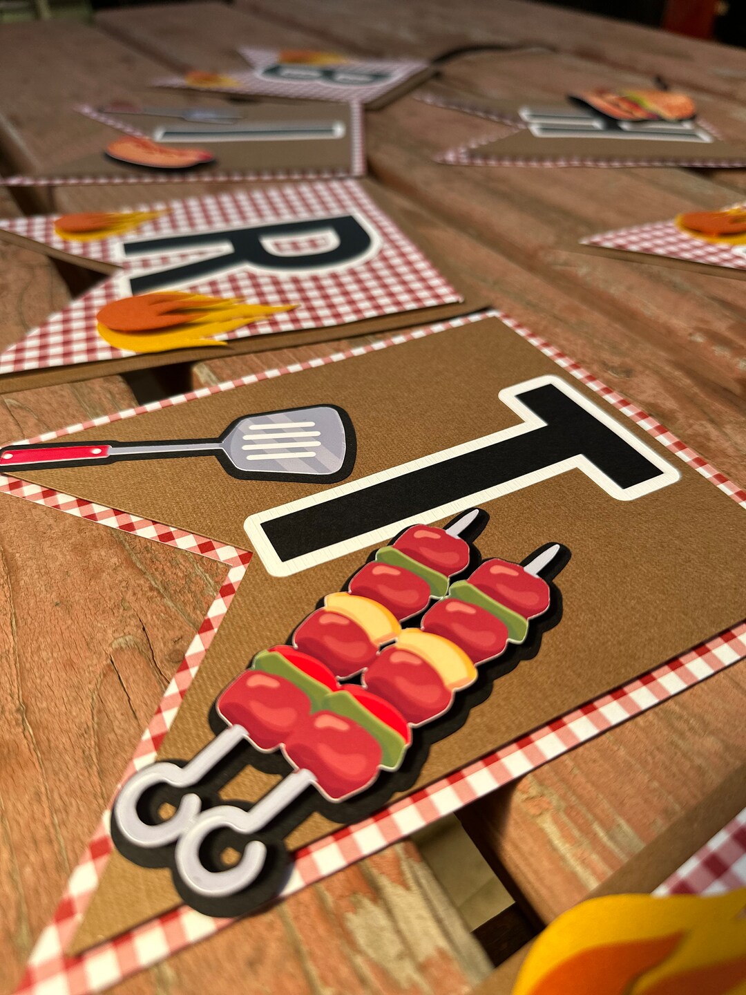 BBQ Theme Banner - Etsy