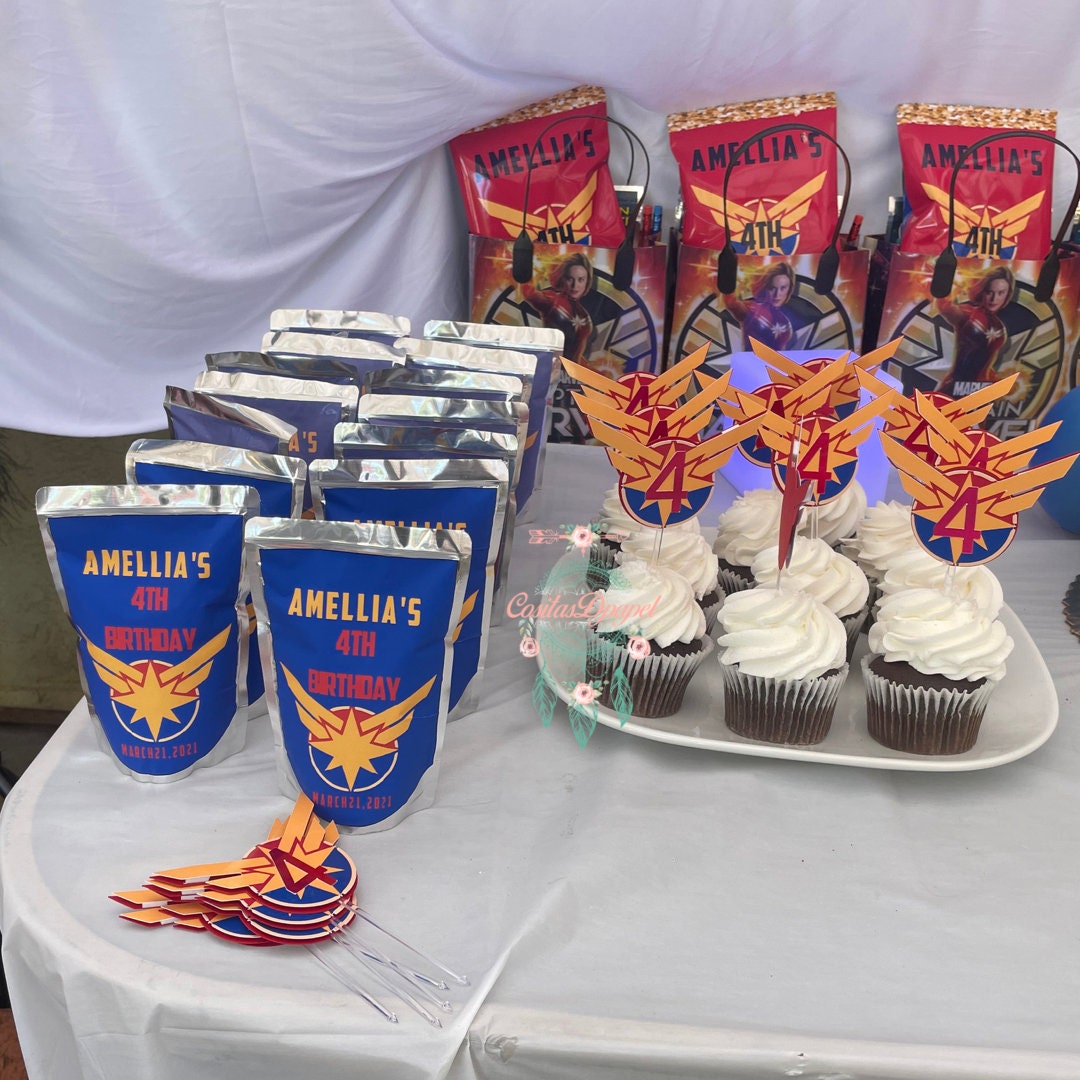 C. Marvel Juice Pouch Labels - Etsy