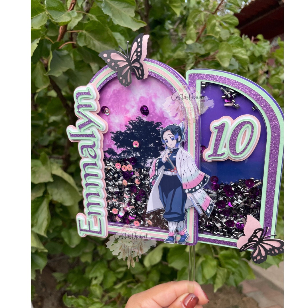 Butterfly Girl Cake Topper, 3d Cake Topper, Shaker Cake Topper, Shaker ...