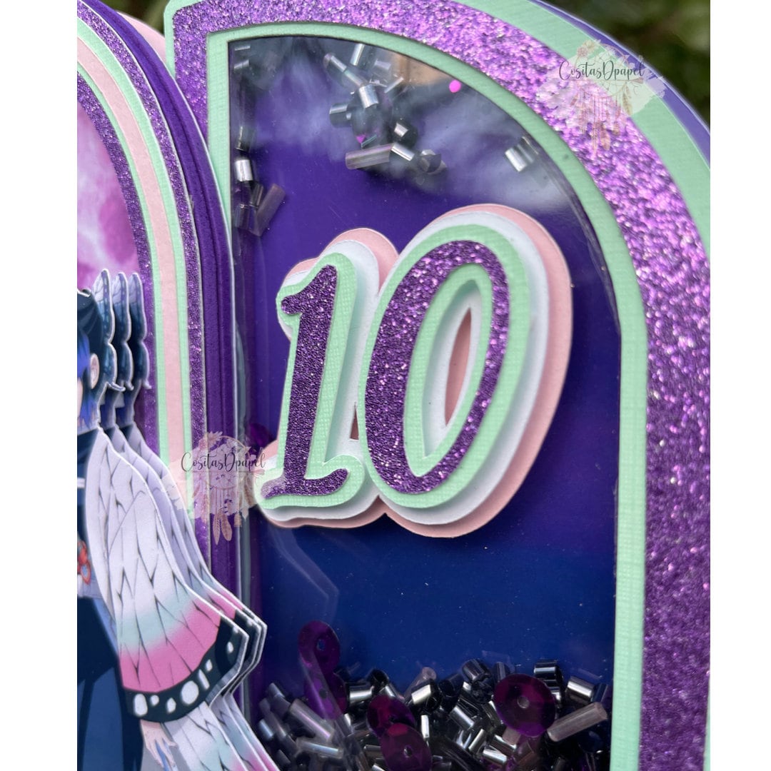 Butterfly Girl Cake Topper, 3d Cake Topper, Shaker Cake Topper, Shaker ...