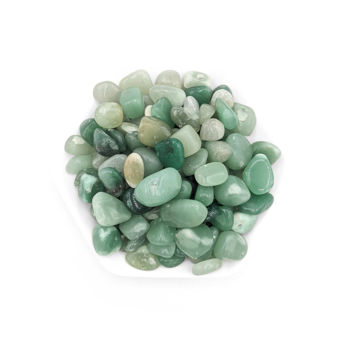 Bulk Green Aventurine Crystal, Tumbled Gemstones, All Natural, Wealth ...