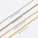 ADD ON CHAIN: Various Length, Add a Plain Chain to Your Order to Get ...
