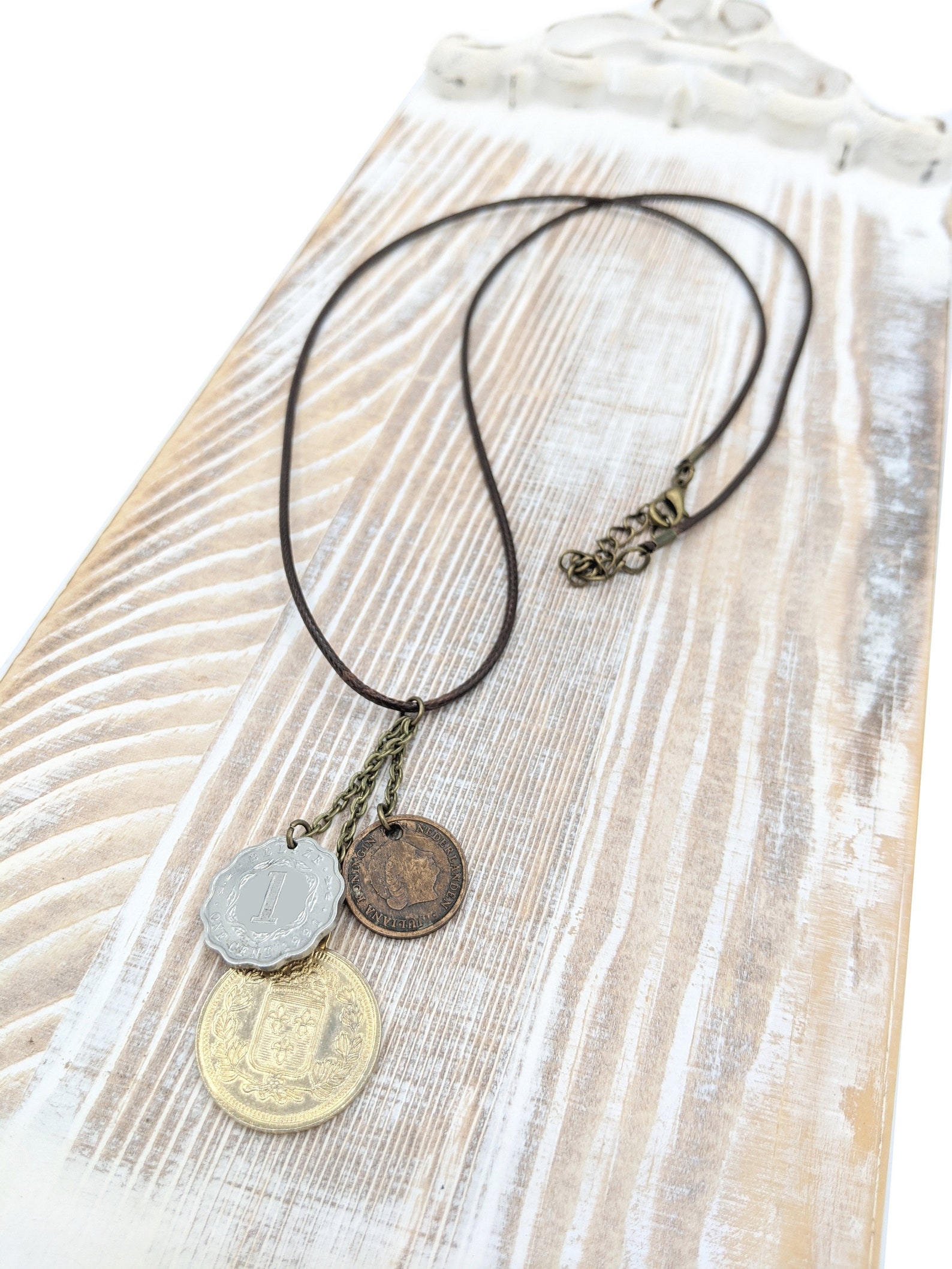 Coin Necklace For Women Gold Coin Necklace for Her Christmas | Etsy