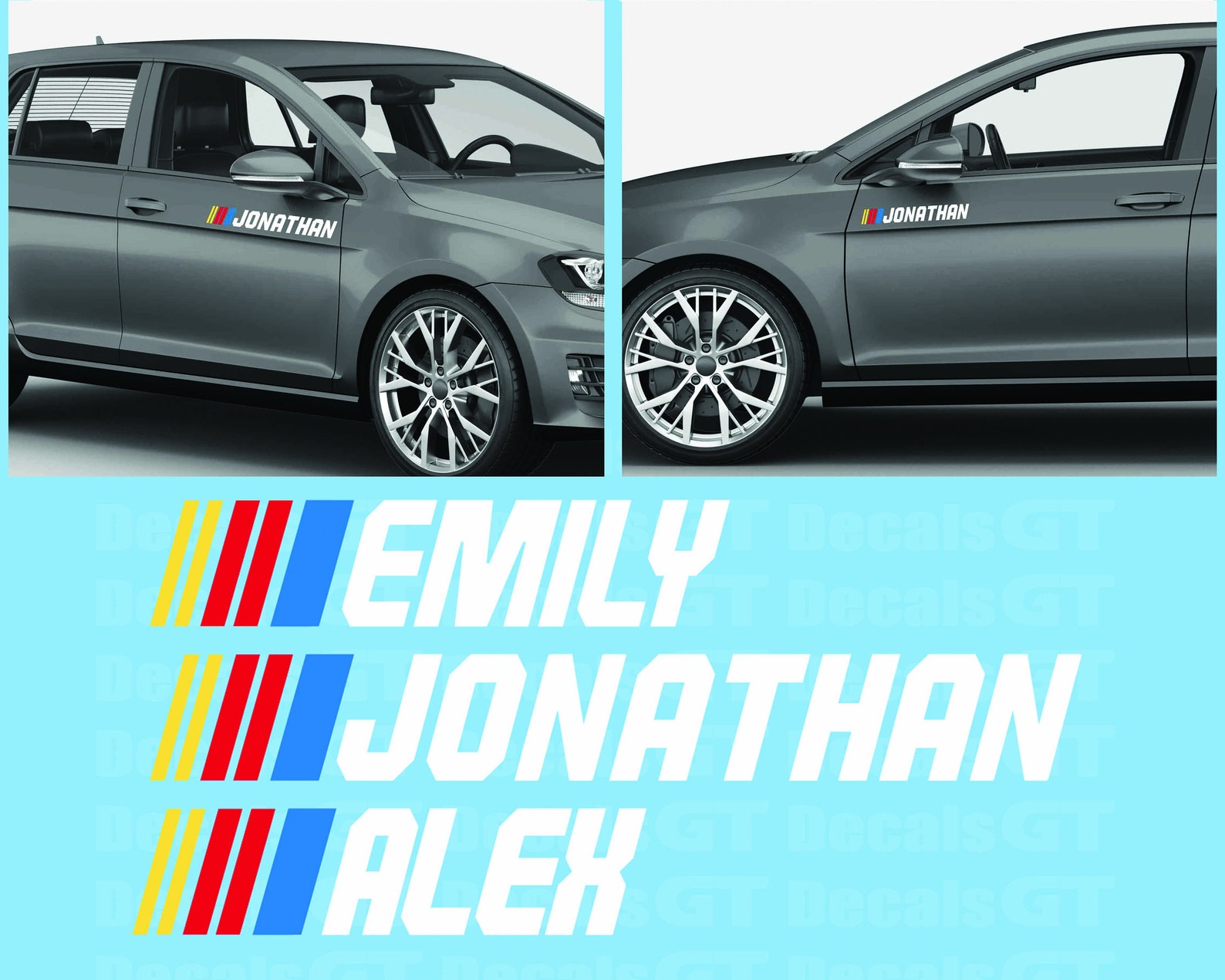 Custom Decal Custon Name Car Decal - Etsy