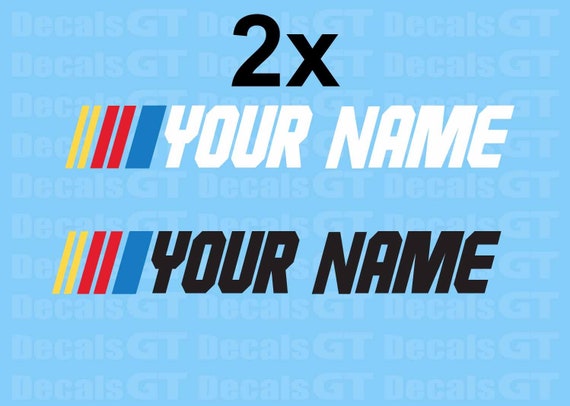 Custom Decal Custon Name Car Decal - Etsy