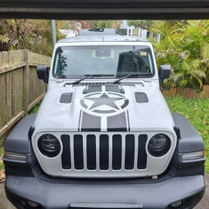Military Hood Sticker Star Army Stripes Decal Vinyl Car Truck DIY ...