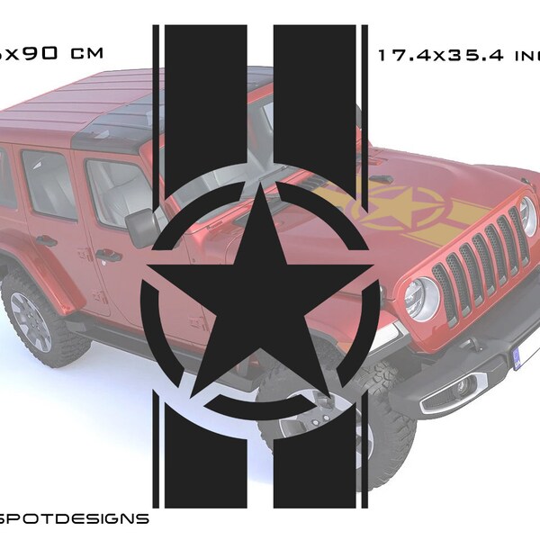 Jeep Hood Decal - Etsy