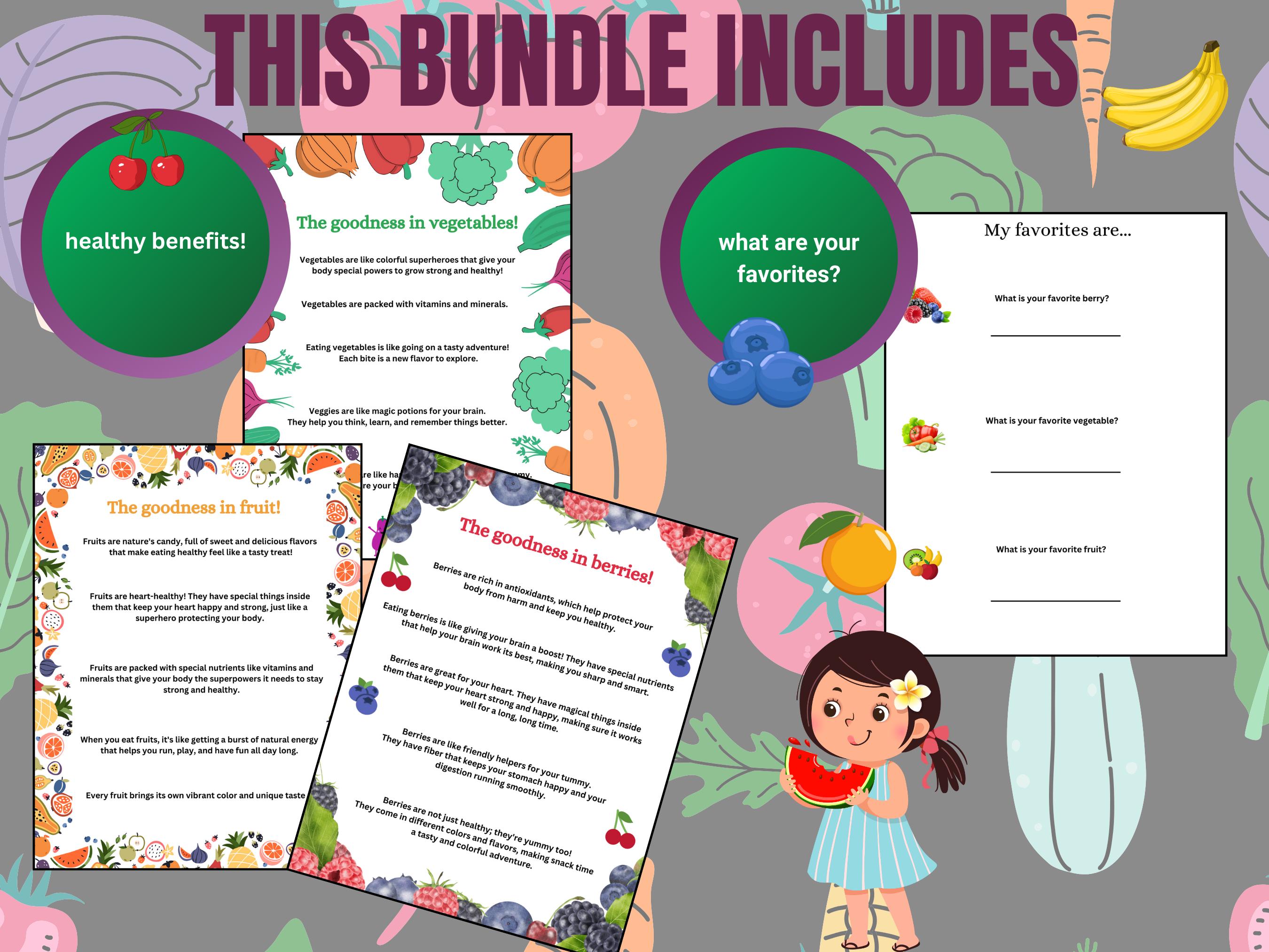 Fruits & Vegetables Printable Activity | Kids Learning Worksheets ...