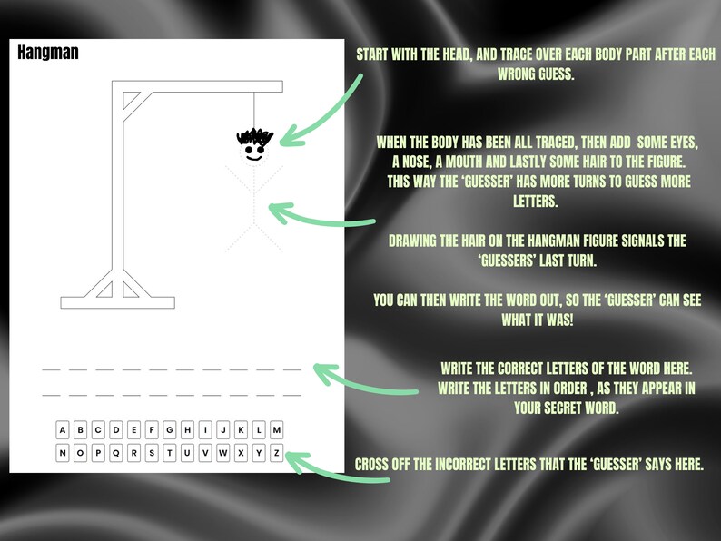 Hangman Game, Hangman Printables, Kids Games, Kids Printable Activities ...