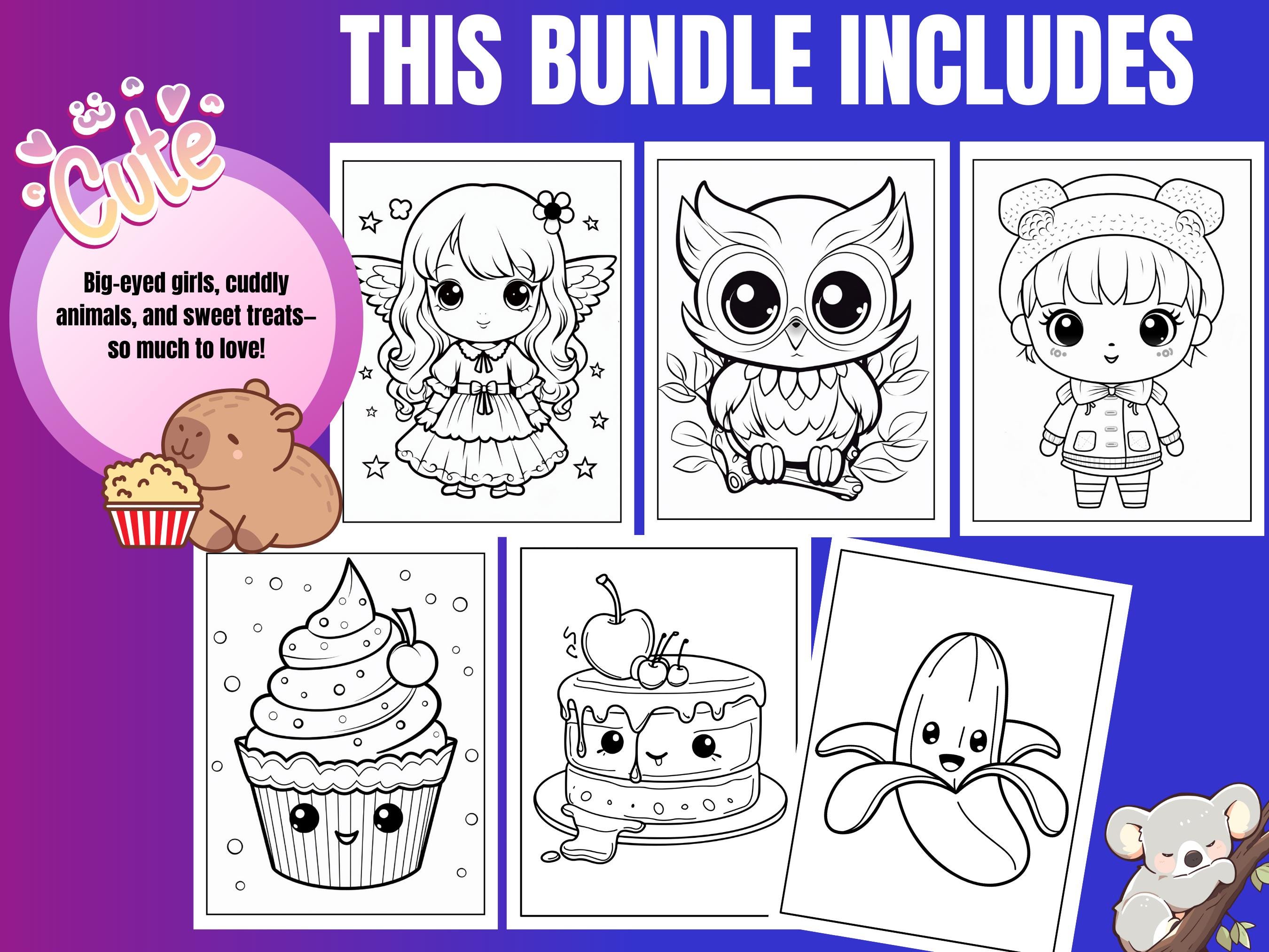 Kawaii Coloring | Kids Coloring Pages | Cute Coloring Designs | Kawaii ...