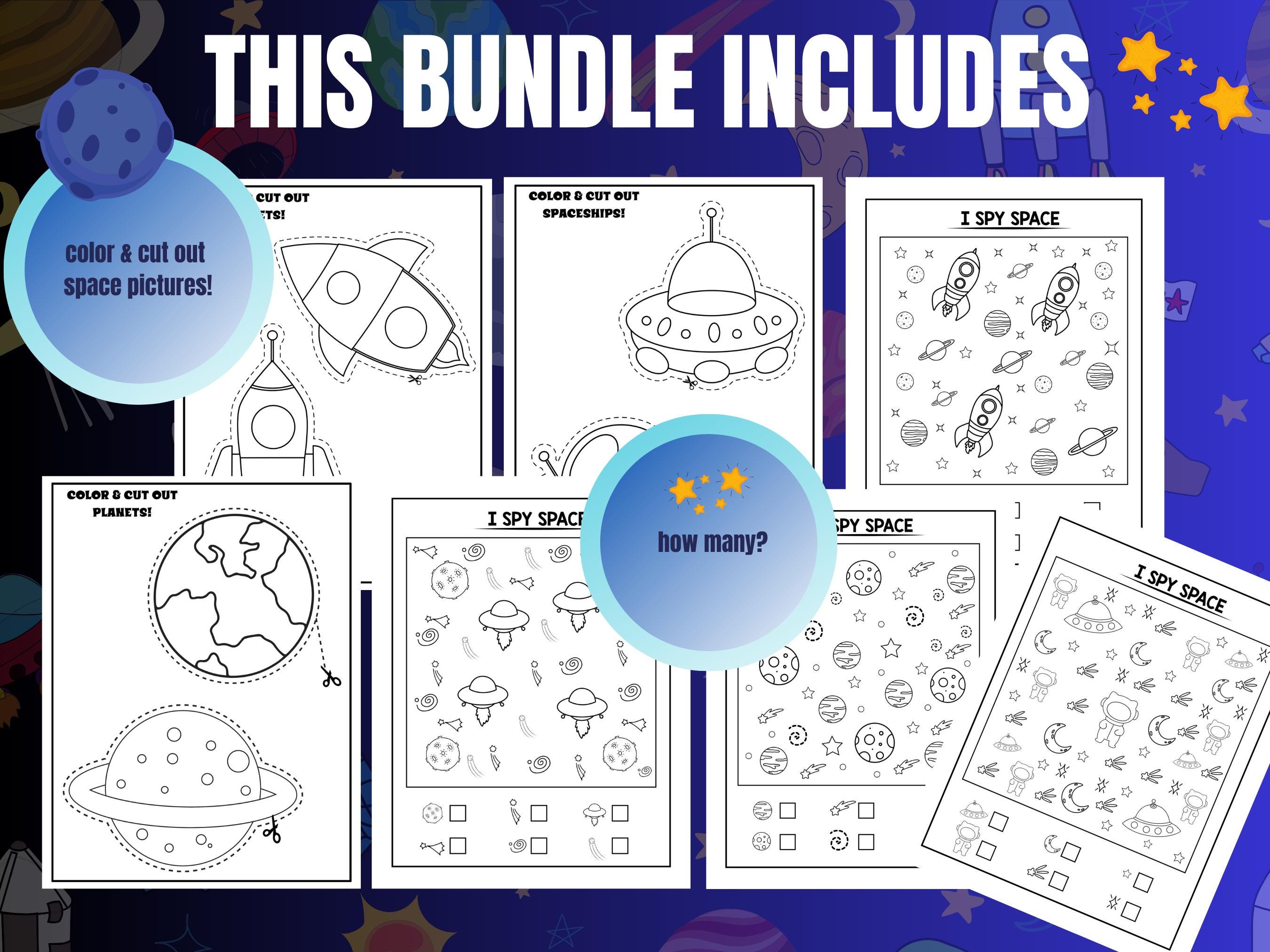 Space Coloring, Kids Coloring, Space Activities for Kids, Astronaut ...