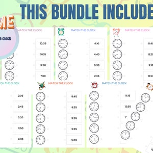 Telling Time Worksheets, Kids Printable Activities, Teaching Time ...