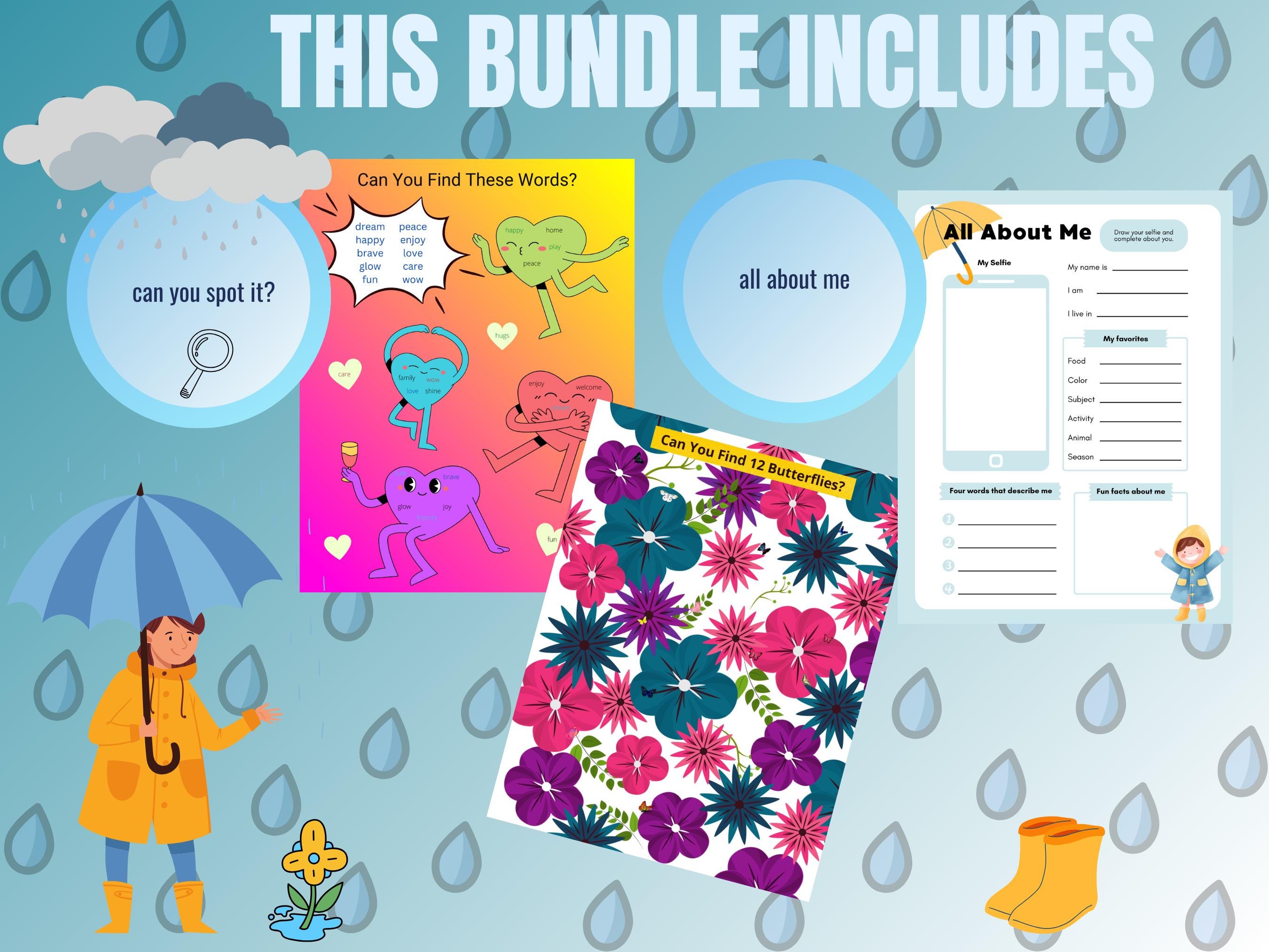 Kids Activities, Rainy-day Activity, Coloring Pages, Mazes, Word Search ...