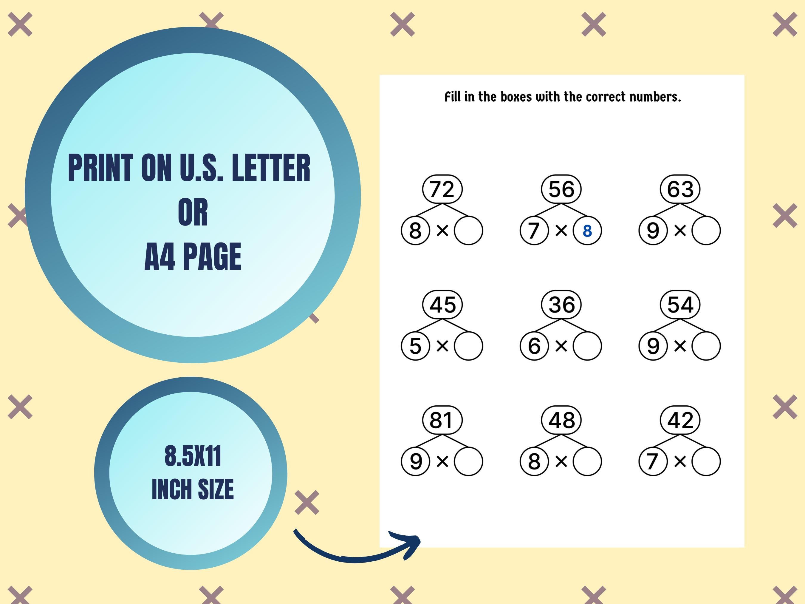 Multiplication Worksheets | Math Drills | Times Table Practice (PDF ...