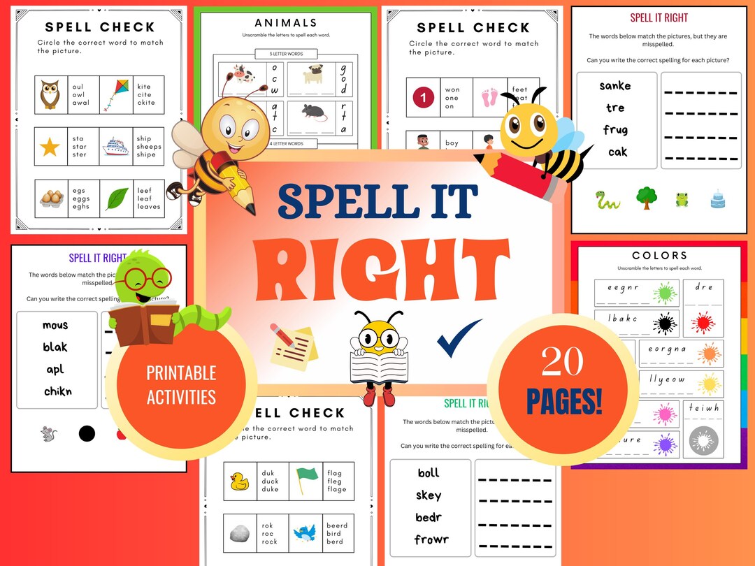 Spelling Worksheets, Spelling Practice, Kids Activity, Kindergarten ...
