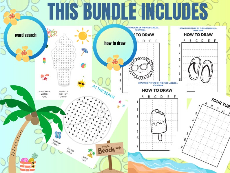 Kids Activity, Kids Printable, Kids Summer Activities, Summer Coloring ...