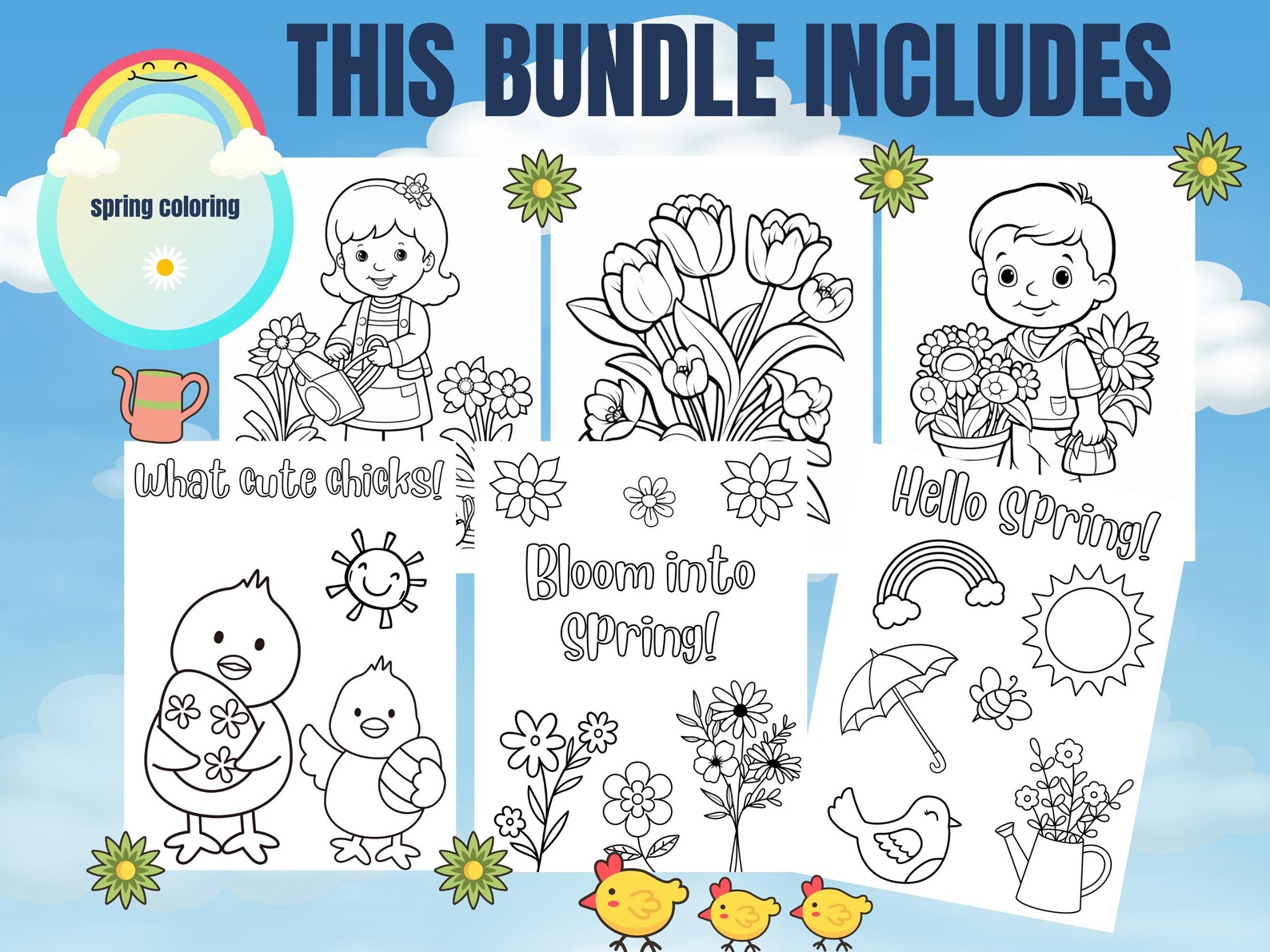 Spring Activities, Kids Spring Printable, Kids Activities, Spring ...