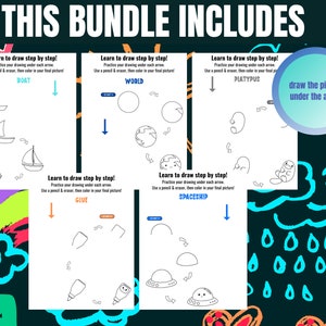 Kids Activity, Kids Printable, How to Draw for Kids, Step-by-step ...