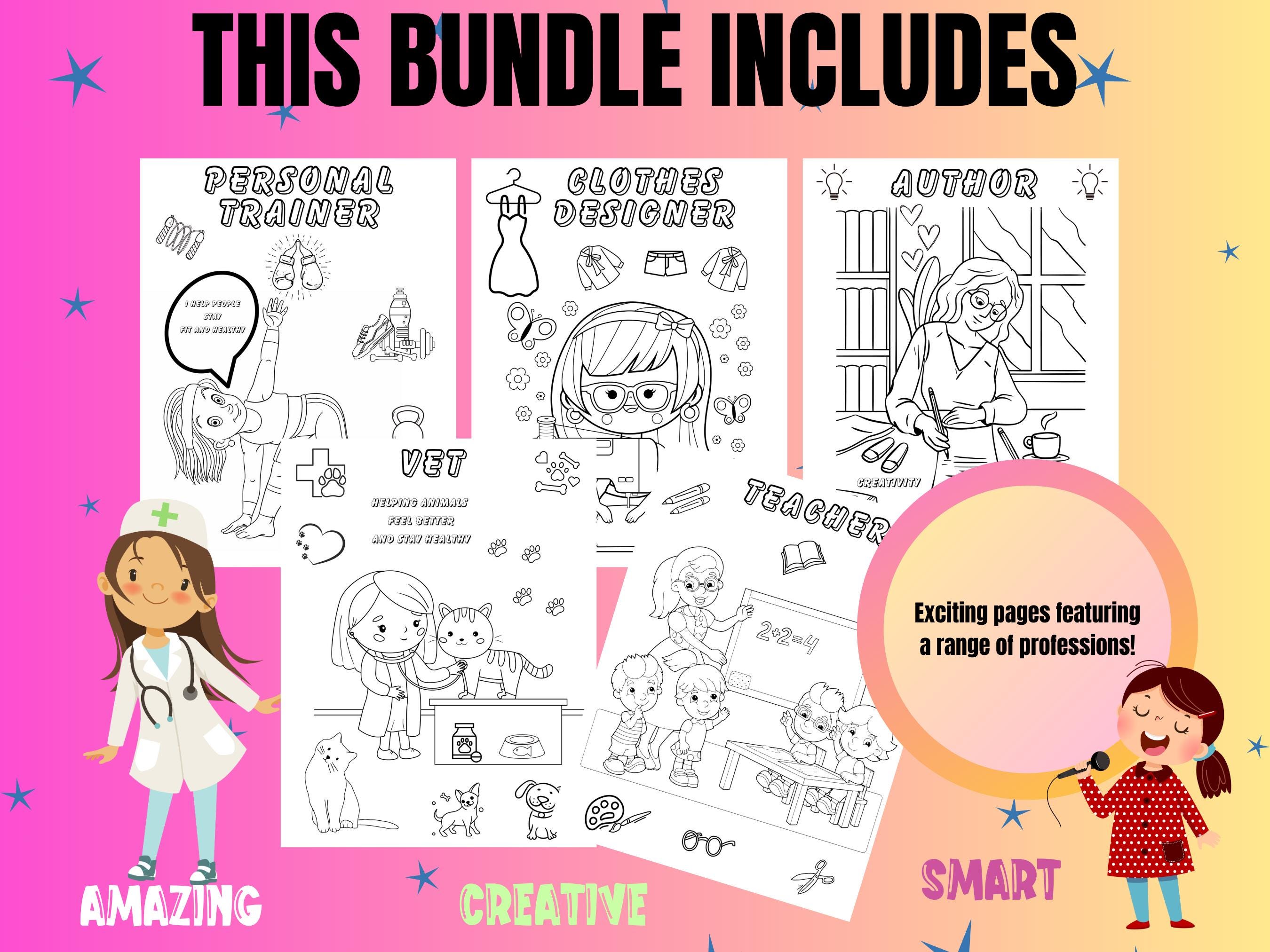 Girls Coloring Pages, Girls Printables, Professions Coloring Pages ...