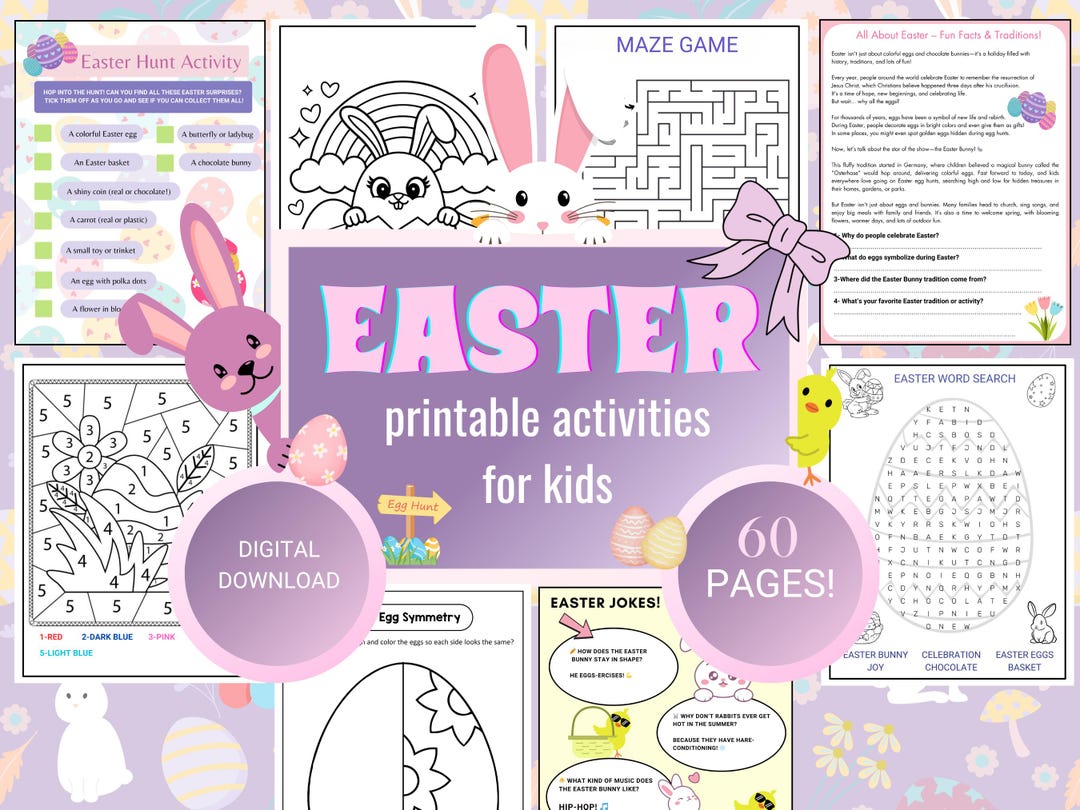 Easter Activities, Easter Printable, Easter Games, Easter Coloring ...
