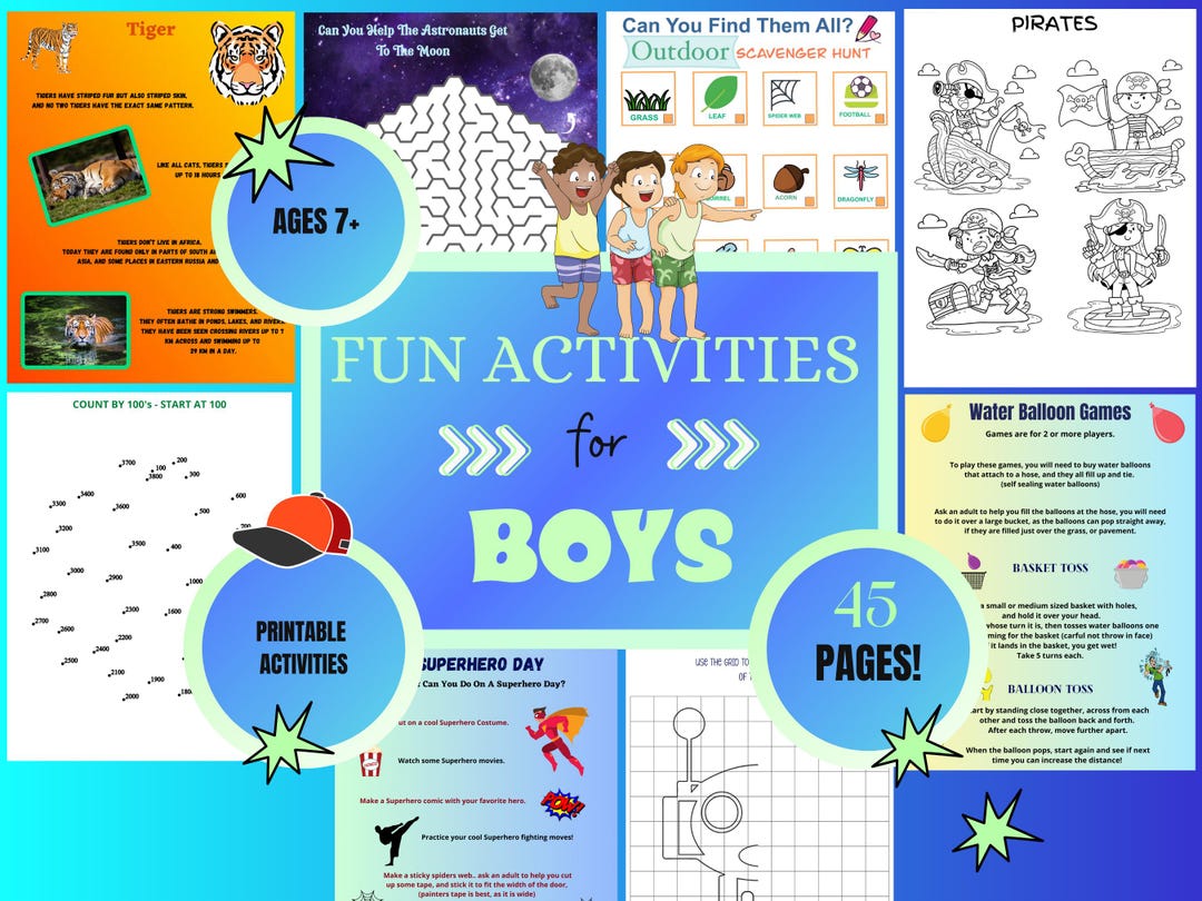 Kids Activity, Boys Activities, Kids Printable, Kids Coloring, Games ...
