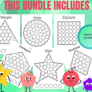 Preschool Learning, Kids Activity, Shapes Worksheets, Kids Learning ...