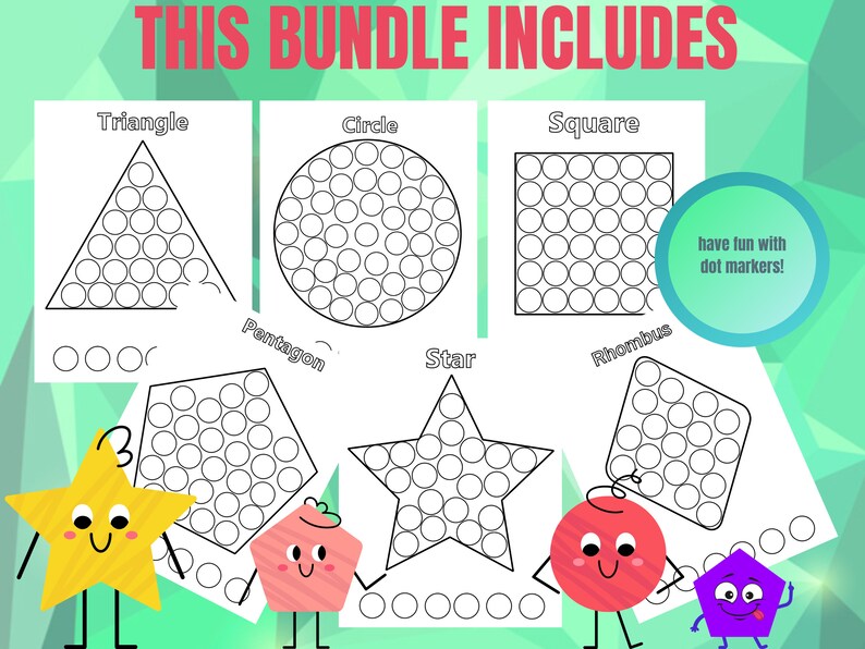 Preschool Learning, Kids Activity, Shapes Worksheets, Kids Learning ...