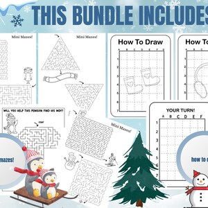 Kids Winter Activity, Winter Activities, Winter Activity Bundle, Winter ...
